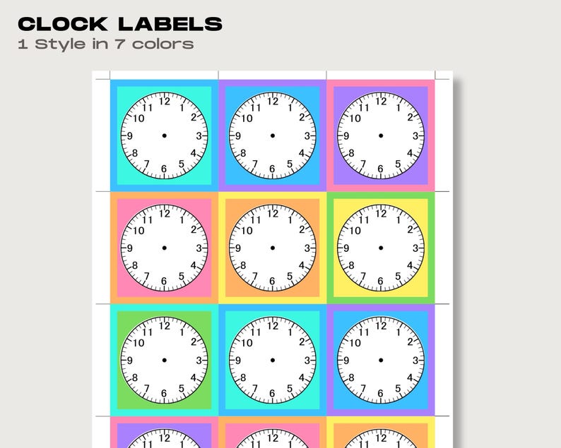 Editable Pastel Class Schedule Display, Printable Today's Schedule ...