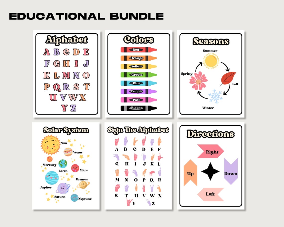 Primary Educational Posters, Printable & Editable Math Posters, Days ...