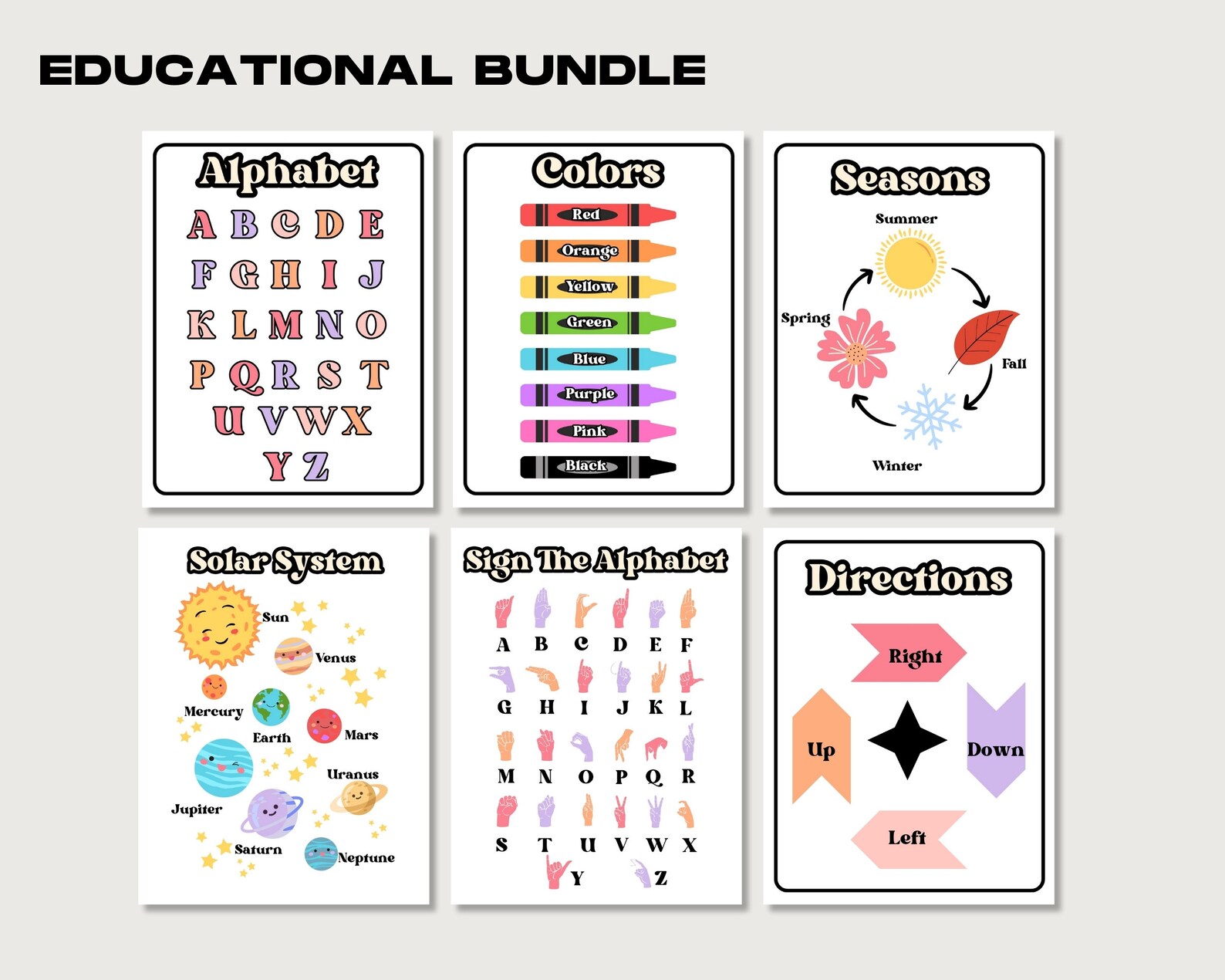 Primary Educational Posters, Printable & Editable Math Posters, Days ...