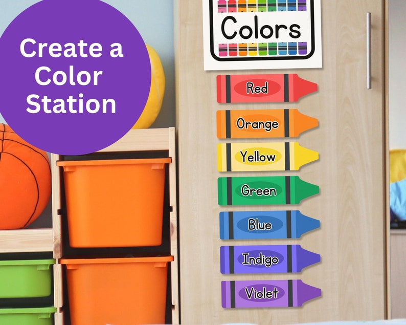 Crayon Color Printable Posters: Editable Classroom Decor (canva ...