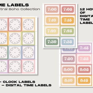 Boho Classroom Schedule: Editable Teacher Printable (canva Template) - Etsy