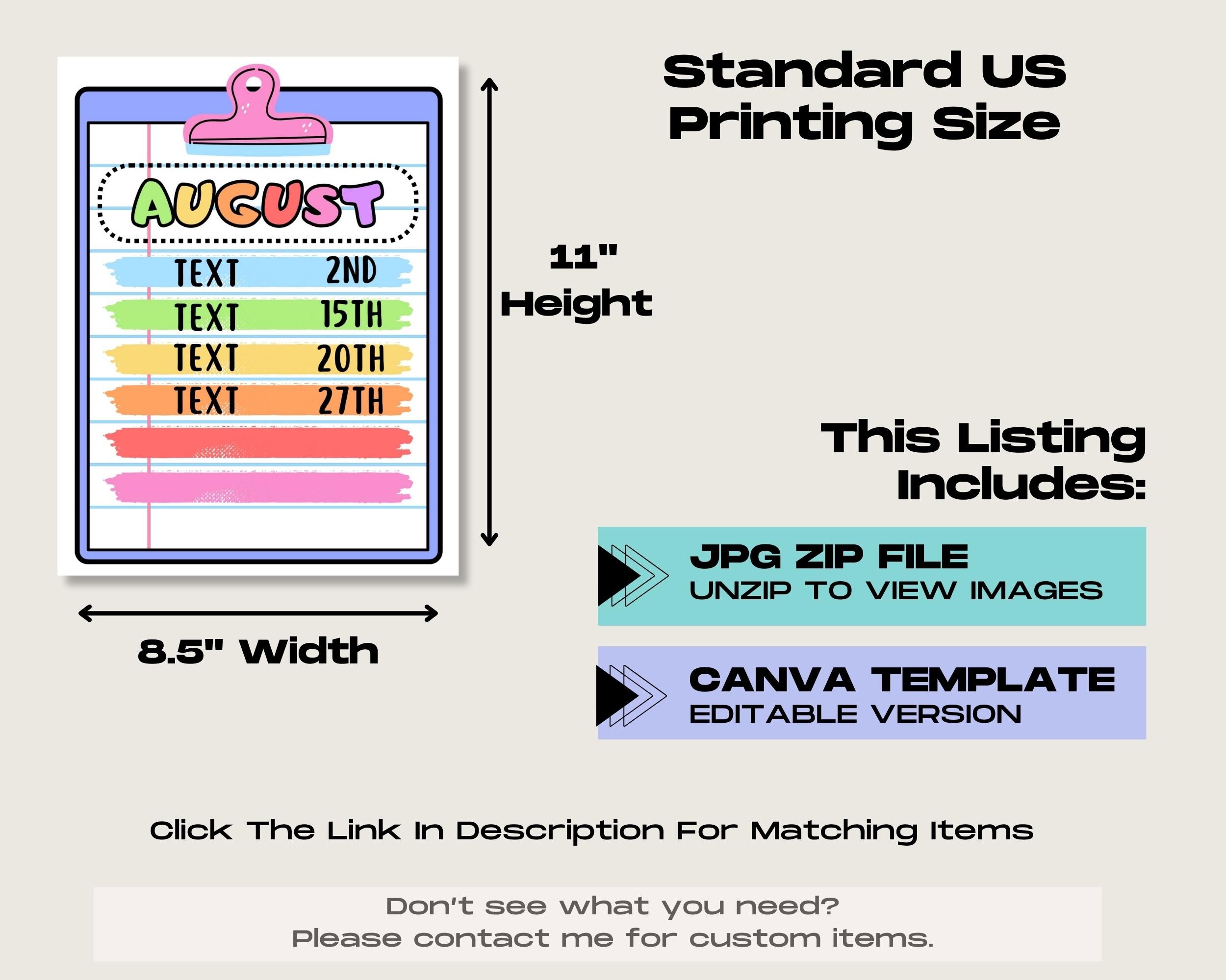 Classroom Birthday Display, Printable & Editable Birthday Bulletin ...