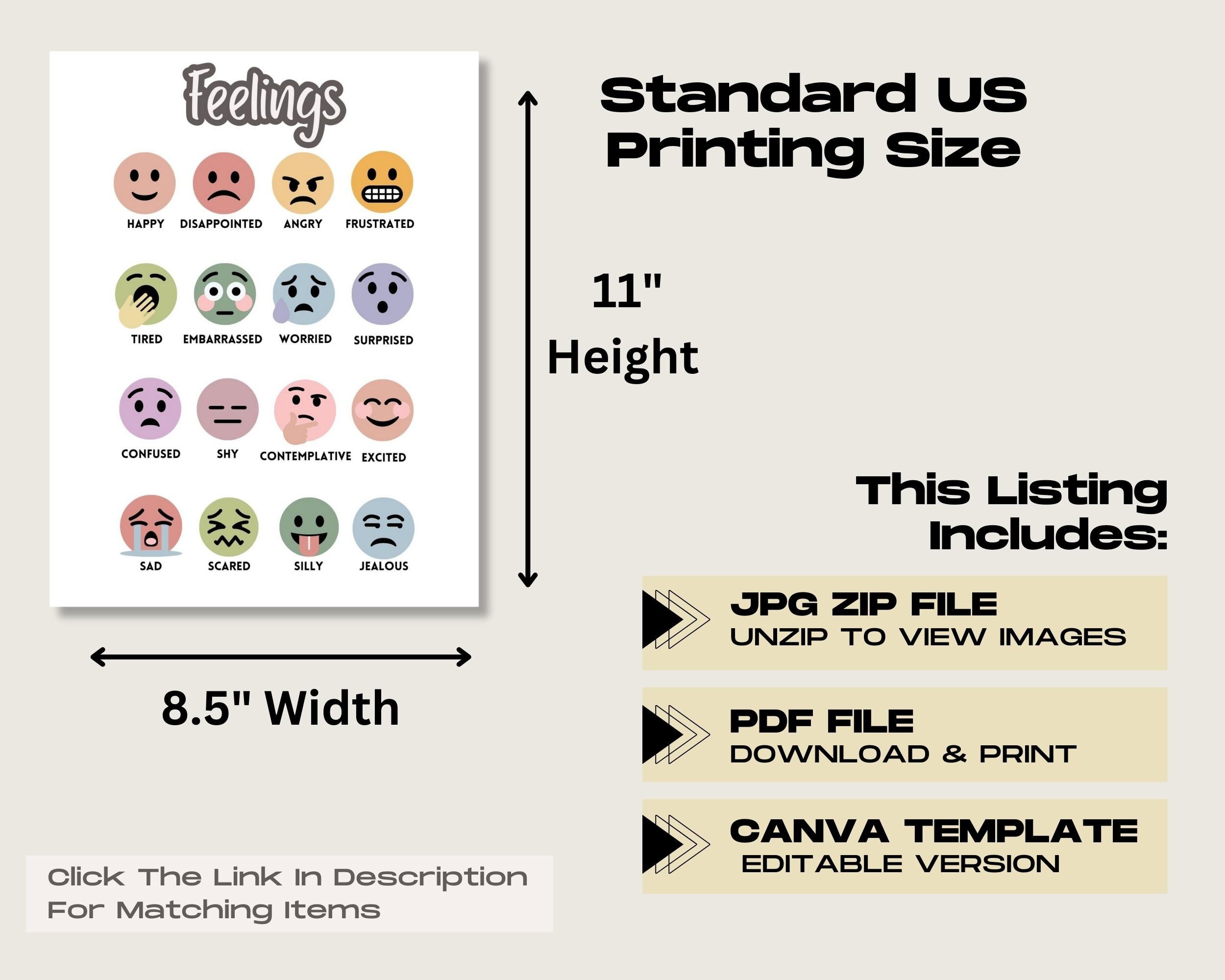 Educational Posters, Editable Canva Template, Boho Elementary Preschool ...