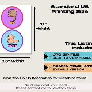 Hand Signal Classroom Signs, Printable & Editable Hand Signal Posters ...