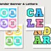 Pastel Classroom Calendar Bundle: Editable Canva Template (digital ...