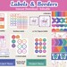 Rainbow Wildflower Classroom Decor Bundle: Editable Canva Templates ...