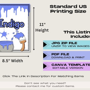 Bright Rainbow Color Posters, Color Flash Cards, Editable Color Posters ...