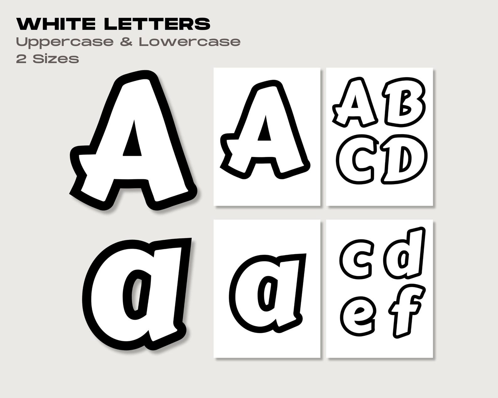 Rainbow Bulletin Board Letters, Editable & Printable Bulletin Board ...