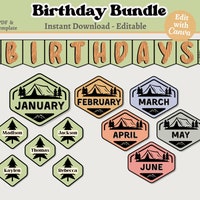 Flip Calendar Display, Printable & Editable Flip Calendar, Adventure ...