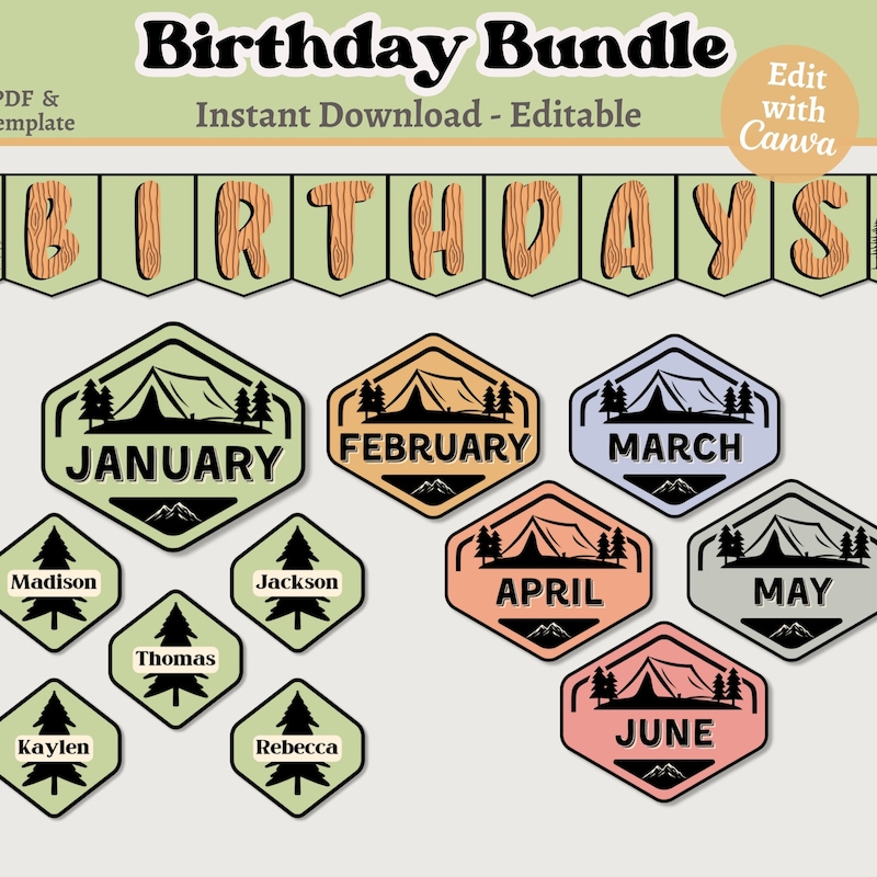 Camping Bulletin Board - Etsy