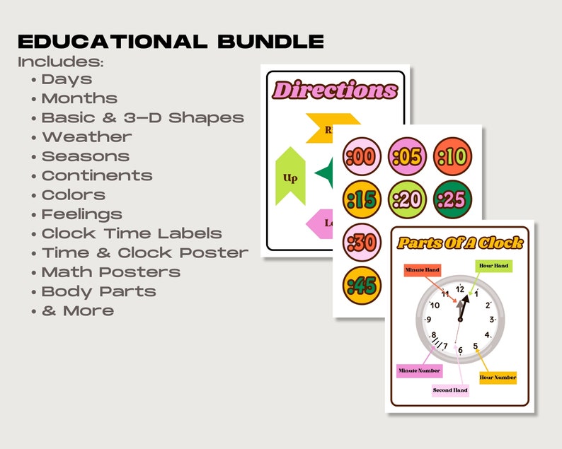 Groovy Educational Posters, Printable & Editable Primary Ed Posters ...