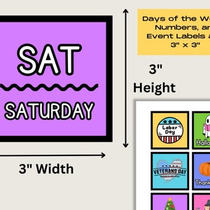 Bright Rainbow Classroom Calendar, Editable Classroom Calendar ...