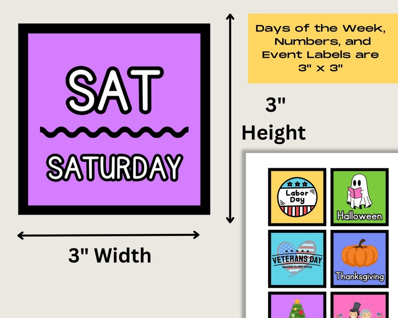 Bright Rainbow Classroom Calendar, Editable Classroom Calendar ...