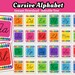 Rainbow Crayons Alphabet Bundle Editable Classroom Alphabet - Etsy