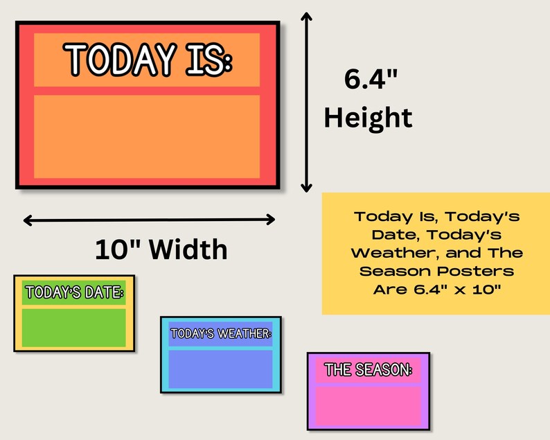 Bright Rainbow Classroom Calendar, Editable Classroom Calendar ...