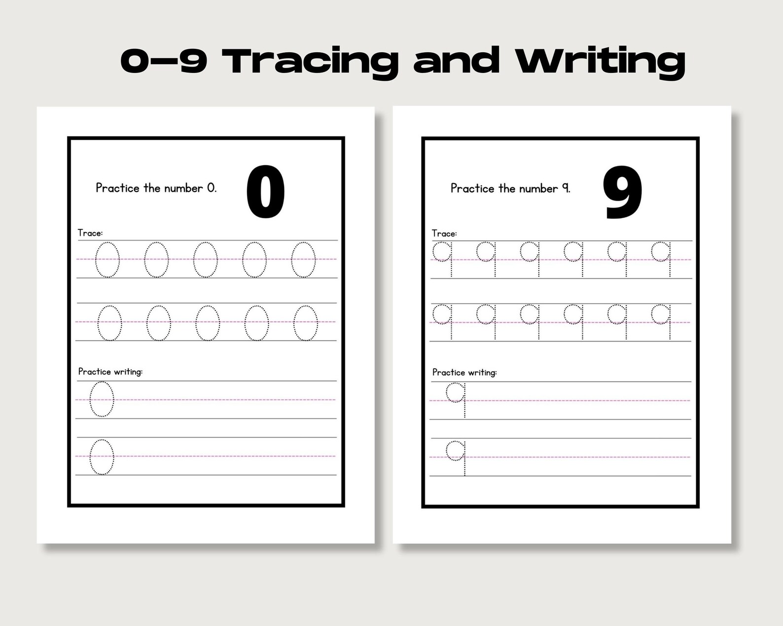ABC Tracing and Writing Worksheets, ABC Finger Tracing Printable, Pre-k ...