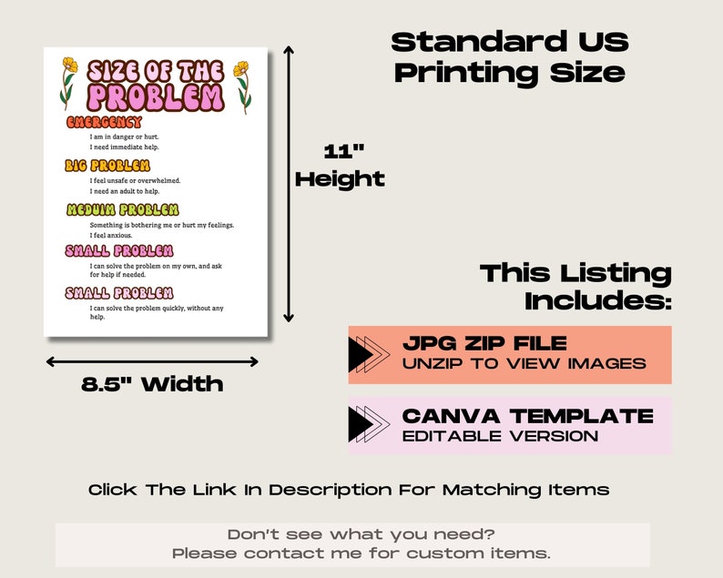 Groovy Calming Corner Posters, Printable & Editable Posters, Breathing ...