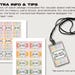 Printable Boho Rainbow Hall Pass: Editable Teacher Lanyard (digital ...