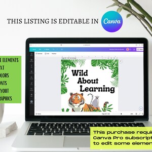 Jungle Growth Mindset Posters, Printable Kids Motivational Poster ...