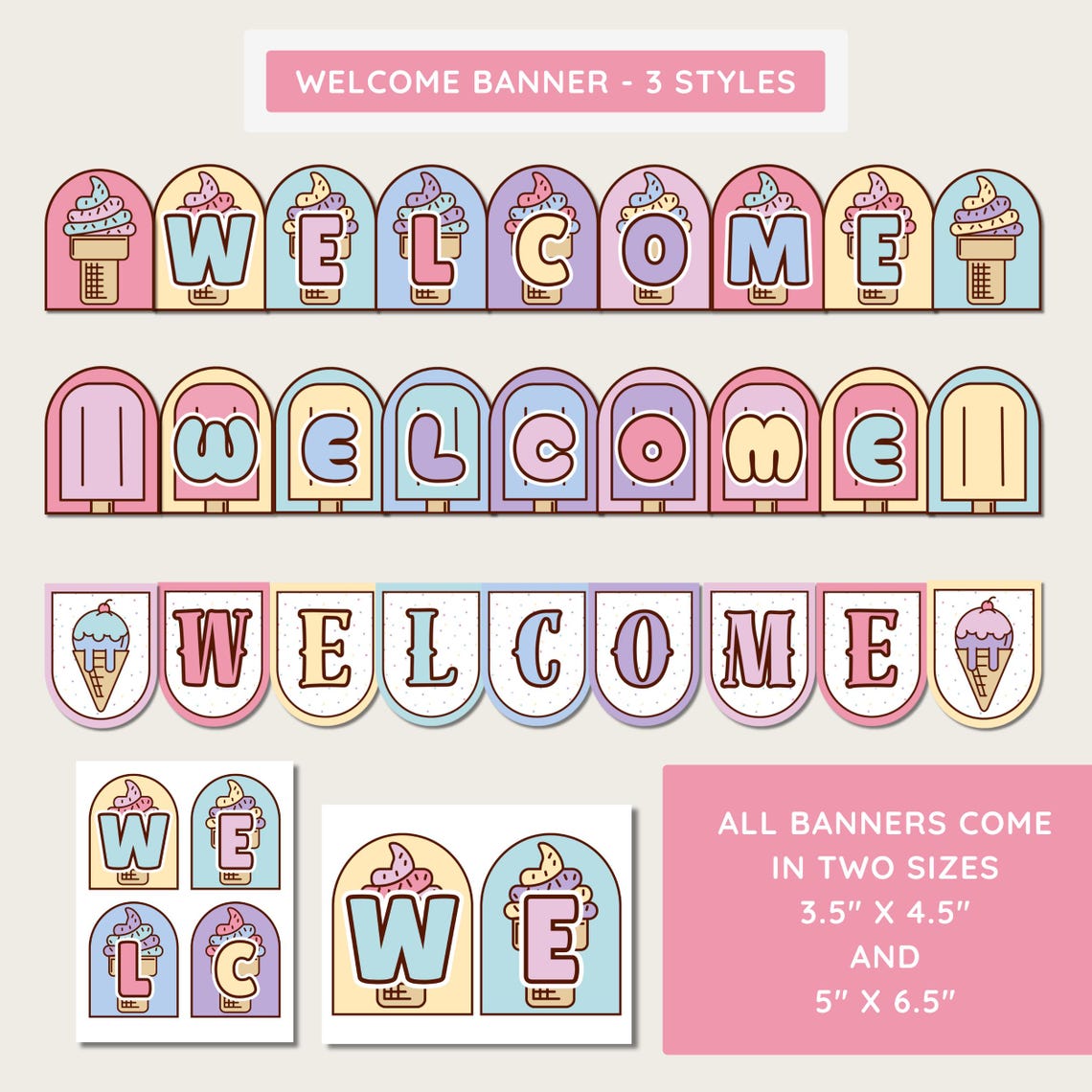 Sweet Treats Classroom Welcome Bulletin Board: Editable Pastel Decor ...