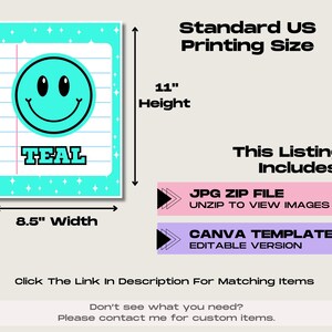 Editable Pastel Color Posters, Printable Classroom Color Posters ...