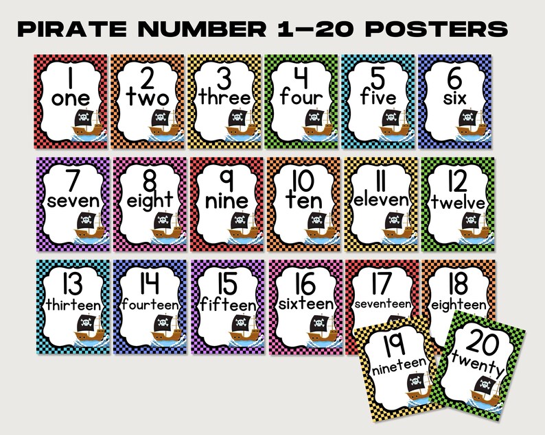 Pirate Animals Classroom Decor, Editable Teacher Posters, Bulletin ...