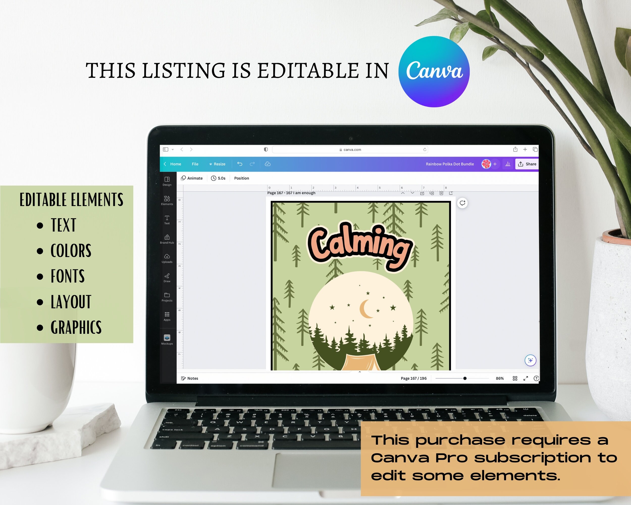 Calming Corner, Printable & Editable Calming Posters, Breathing ...