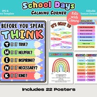 Adventure Classroom Decor Bundle, Printable & Editable Classroom Decor ...