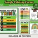 Jungle Calming Corner Bundle, Printable Breathing Techniques, Editable ...