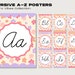 Retro Vibes Alphabet Bundle, Editable Retro A-Z Posters, Elementary ...