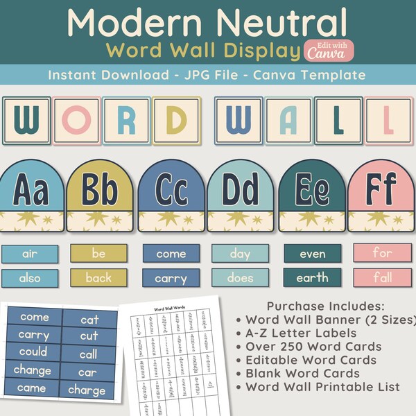 Word Wall - Etsy