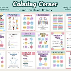 Pastel Classroom Decor Bundle, Editable Classroom Bundle, Canva ...