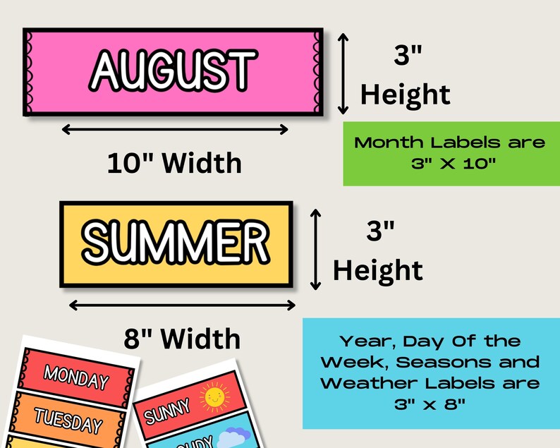 Bright Rainbow Classroom Calendar, Editable Classroom Calendar ...