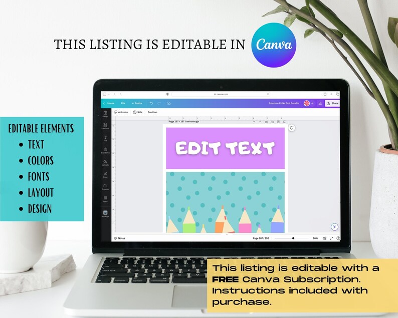 Rainbow Binder Covers Template, Printable Editable Binder Covers ...