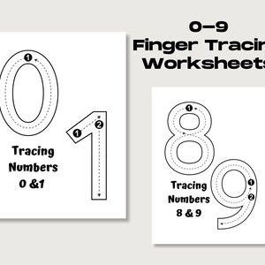 ABC Tracing and Writing Worksheets, ABC Finger Tracing Printable, Pre-k ...