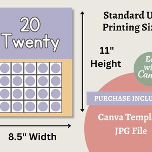 Neutral Boho Number Bundle, Editable Boho Classroom Decor, Canva ...