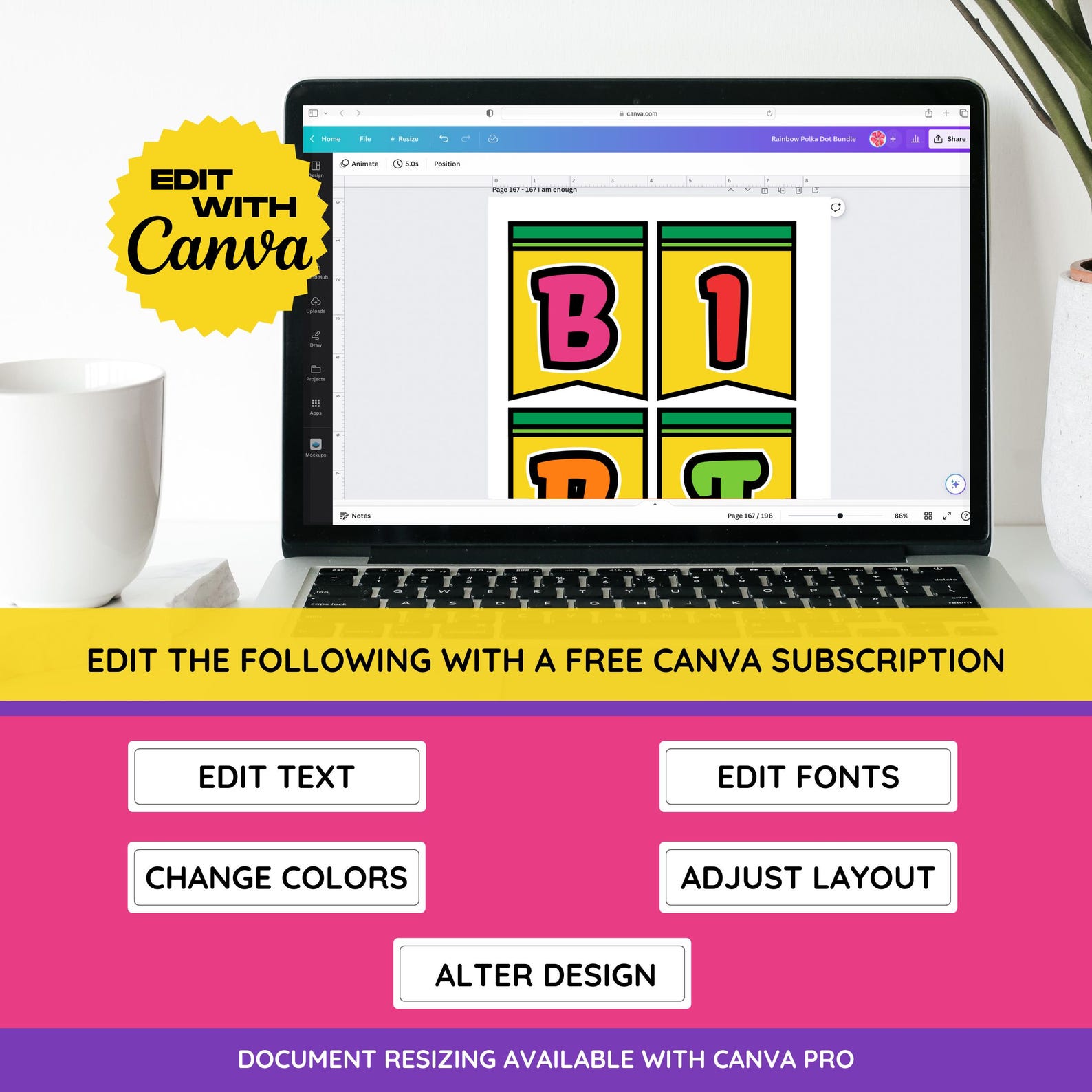 Rainbow Crayon Birthday Bulletin Board Kit, Printable & Editable ...