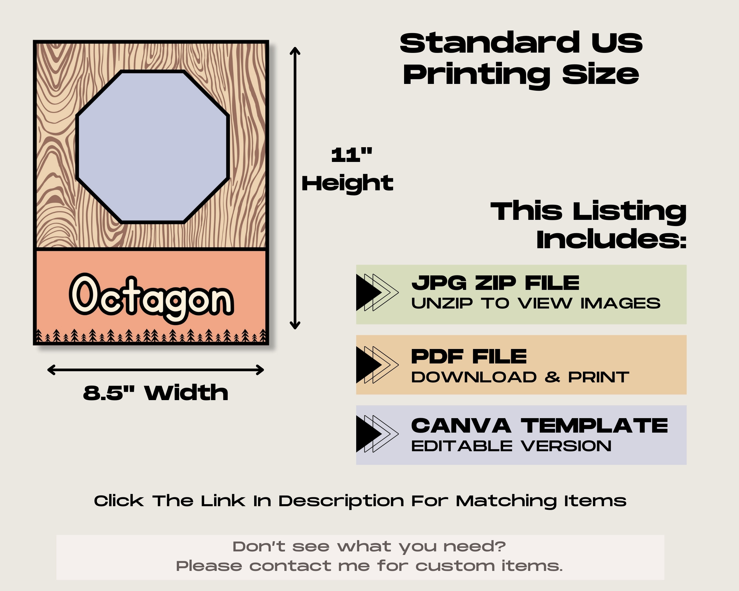 Adventure Shape Posters, Printable & Editable 2-D 3-D Shapes, Shapes ...