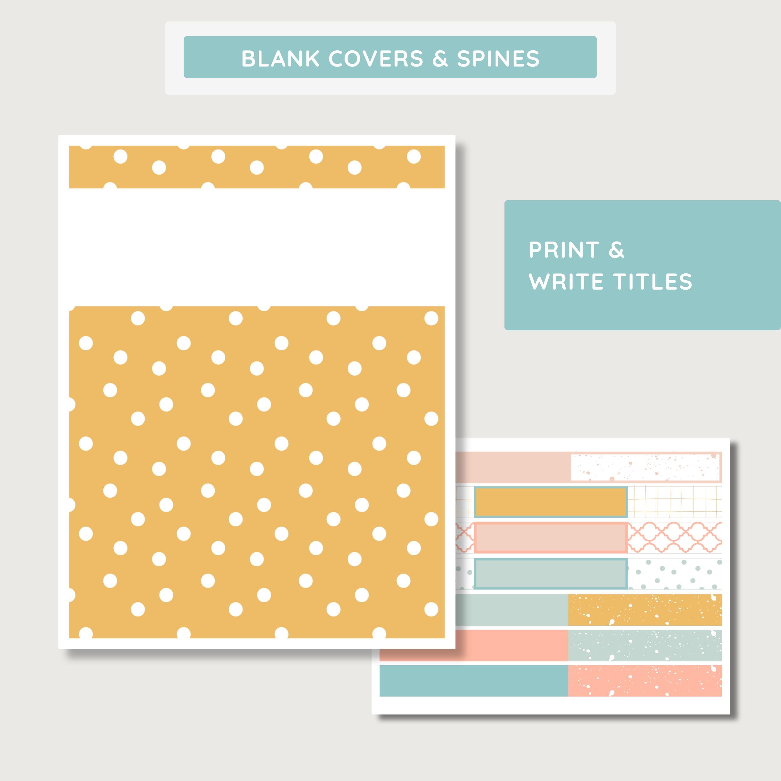 Calm Modern Binder Covers and Spines, Printable & Editable Teacher ...