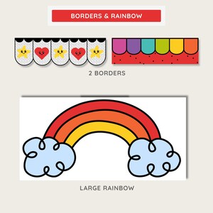 Rainbow Classroom Welcome Display: Editable Teacher Door Decor (canva ...