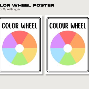 Crayon Color Posters, Printable Editable Classroom Colors Display ...