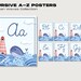 Ocean Theme Alphabets, Printable & Editable Alphabet Posters, Primary ...
