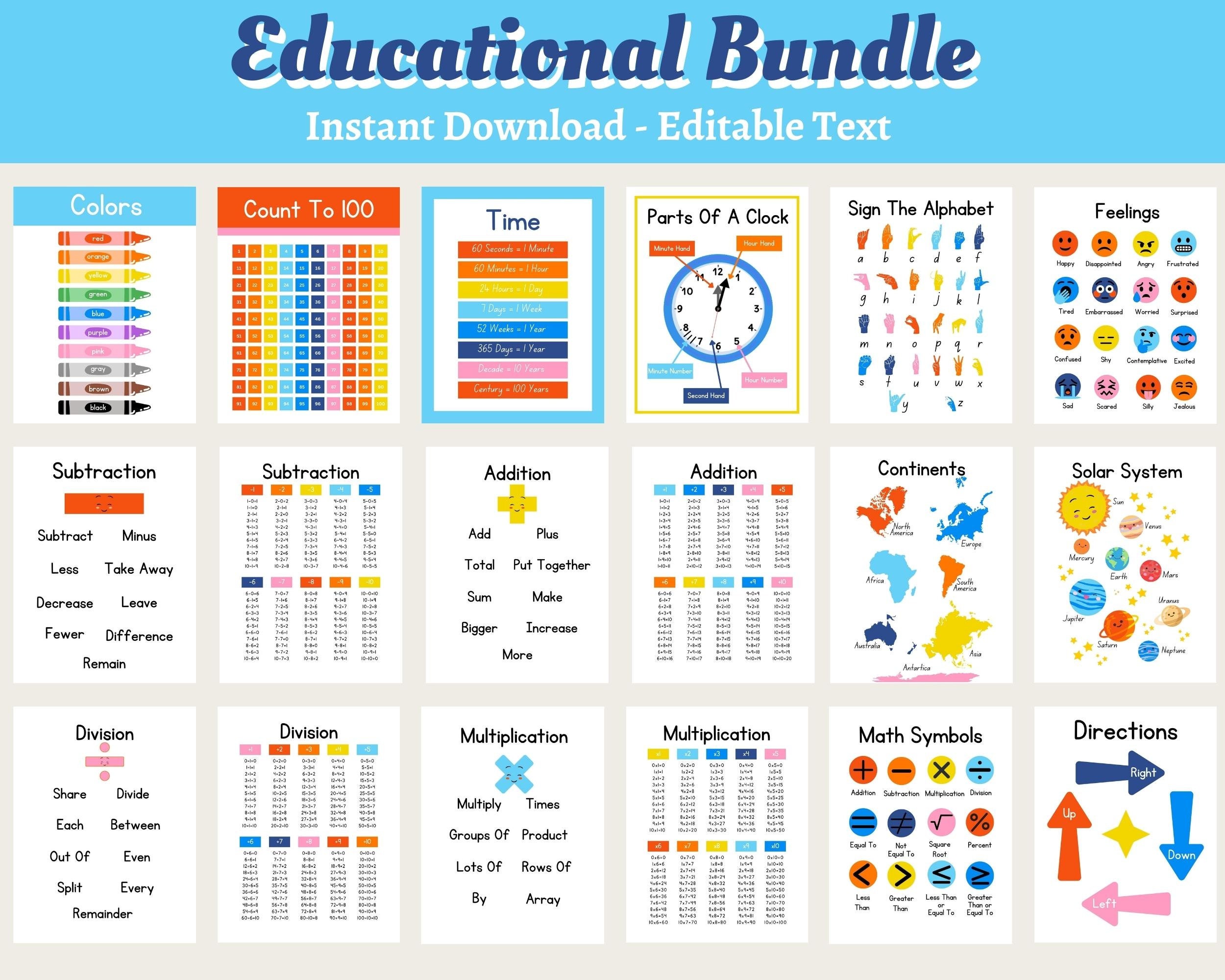 Animal Letters Classroom Decor Bundle, Editable Classroom Decor, Canva ...