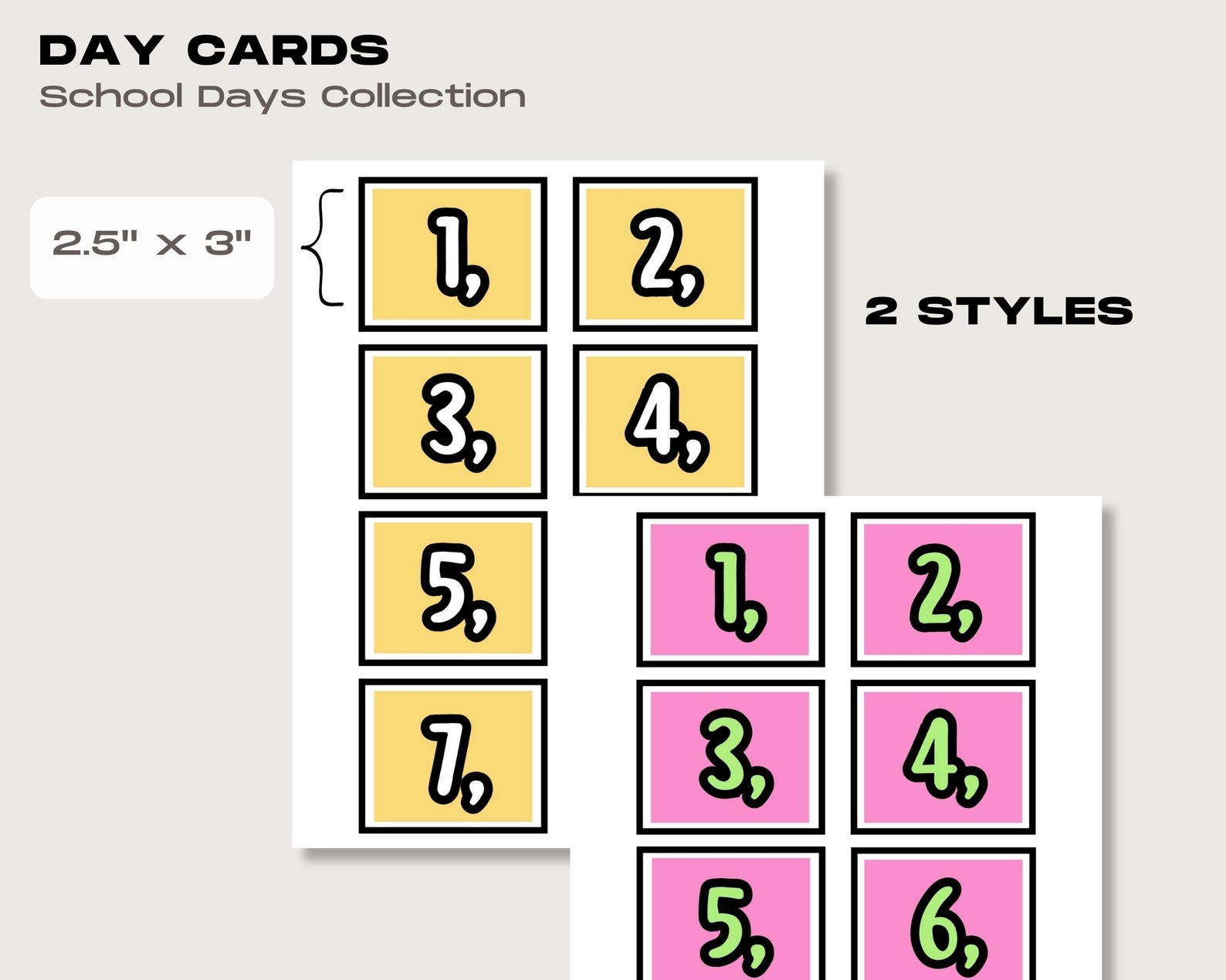 Pencil & Crayon Flip Calendar: Rainbow Classroom Decor (canva Template ...