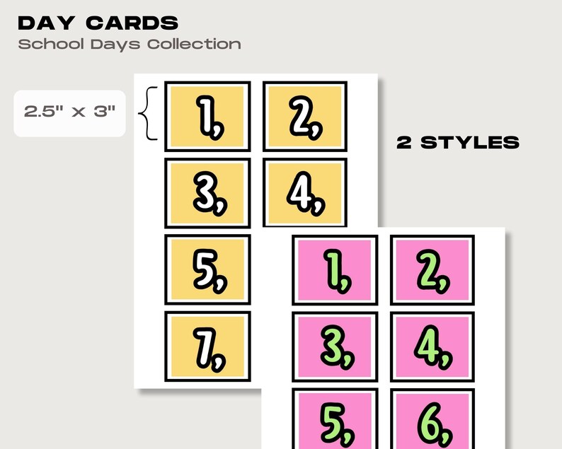 Pencil Flip Calendar, Crayon Calendar, Printable Editable Classroom ...