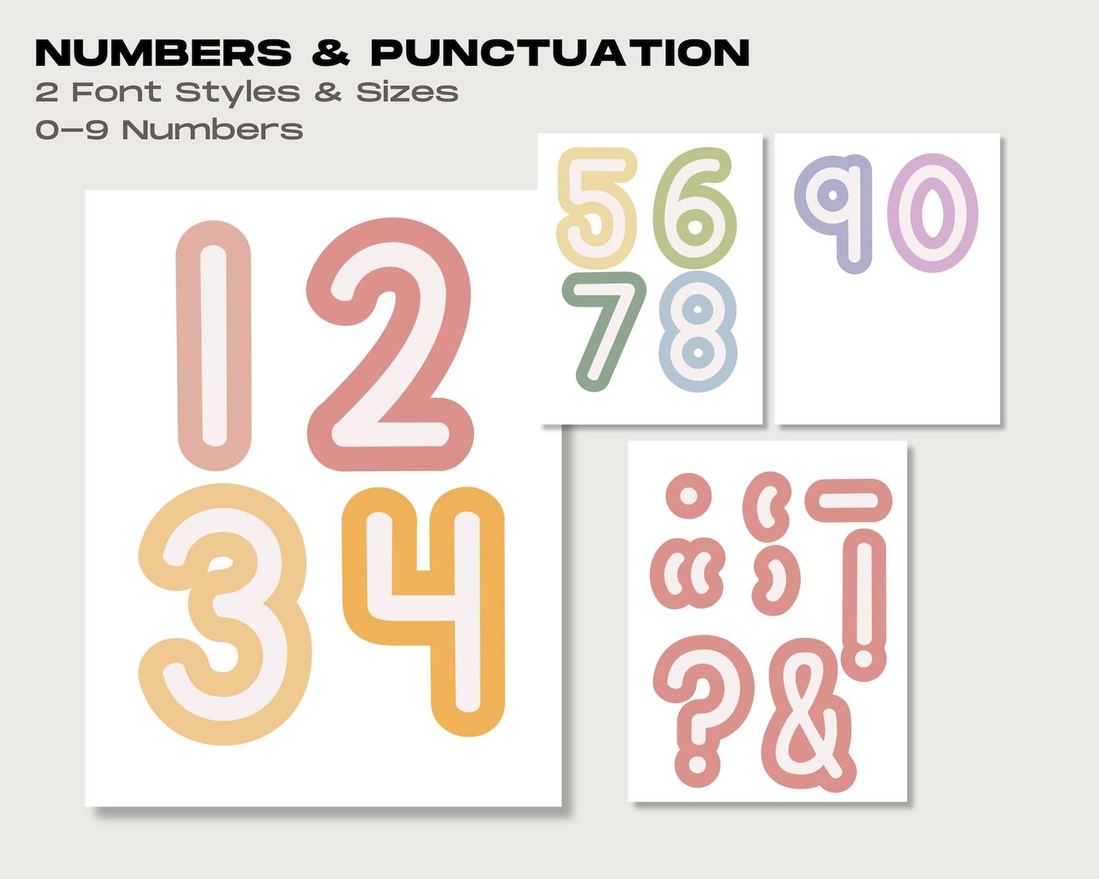 Primary Boho Rainbow A-Z Bulletin Board Letters, Classroom Decor ...