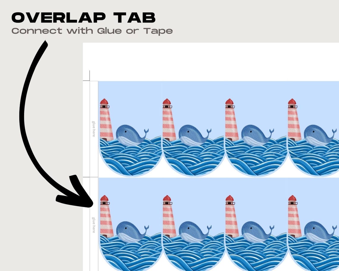 Ocean Theme Bulletin Borders: Editable Classroom Decor (canva Template ...