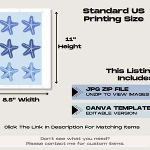 Ocean Theme Bulletin Borders: Editable Classroom Decor (canva Template ...