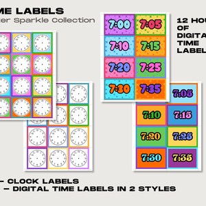 Classroom Schedule Display, Printable & Editable Class Schedule ...