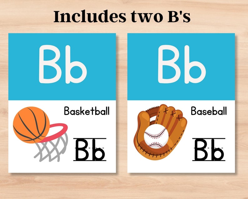 Sports Alphabet Posters PE Teacher A-Z Posters Gender - Etsy